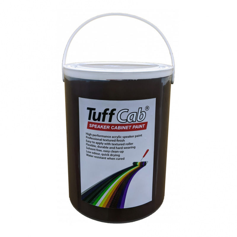 Tuff Cab Speaker Cabinet Paint - Black Red 5 kg - Luidsprekerverf.nl