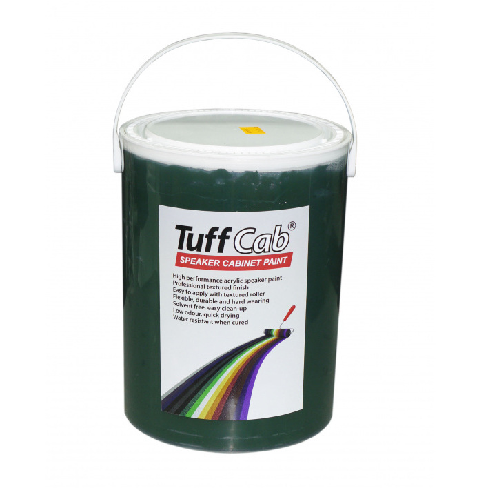 Tuff Cab Speaker Cabinet Paint - Black Green 2,5 kg - Luidsprekerverf.nl